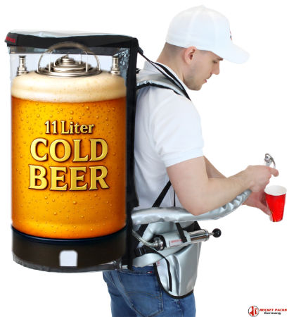 Backpack Beer Dispenser - Beer Backpack - 22 Liter cold beer